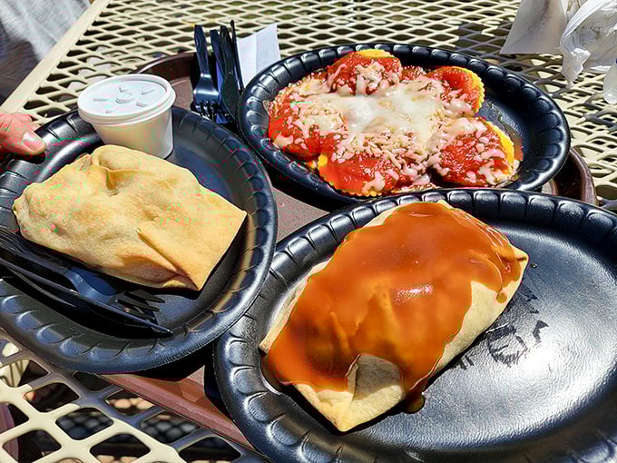 Sometimes the best meals come wrapped in paper and eaten with plastic forks – no pretense, just pure satisfaction.