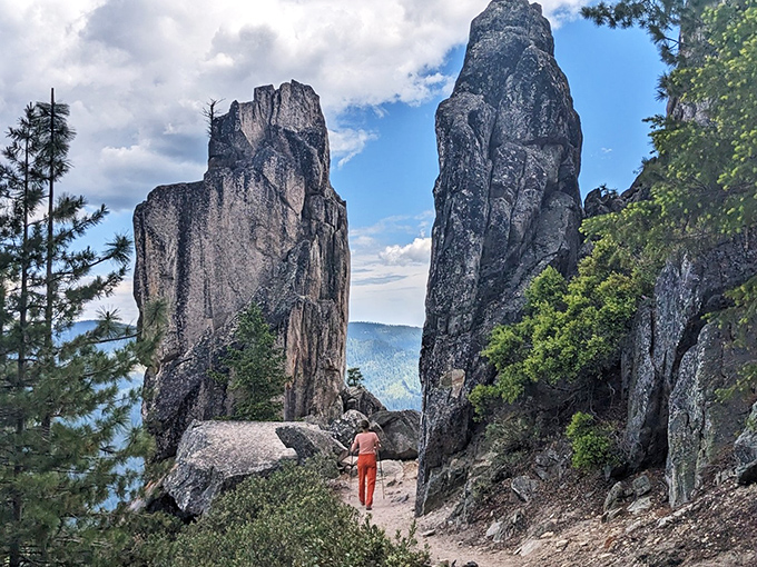 Walking between these massive granite sentinels feels like discovering a secret passage to another world. Game of Thrones location scouts missed a golden opportunity here.