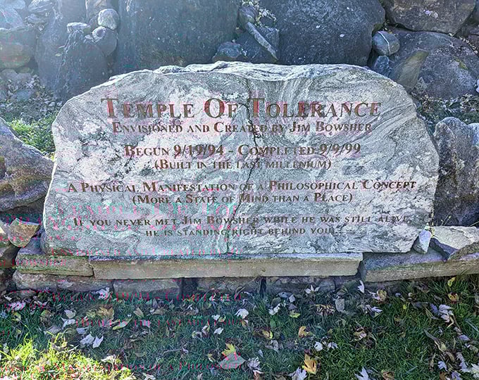 Etched in stone, the Temple's origin story reveals itself to visitors. Some monuments are built by corporations; this one was built by heart.