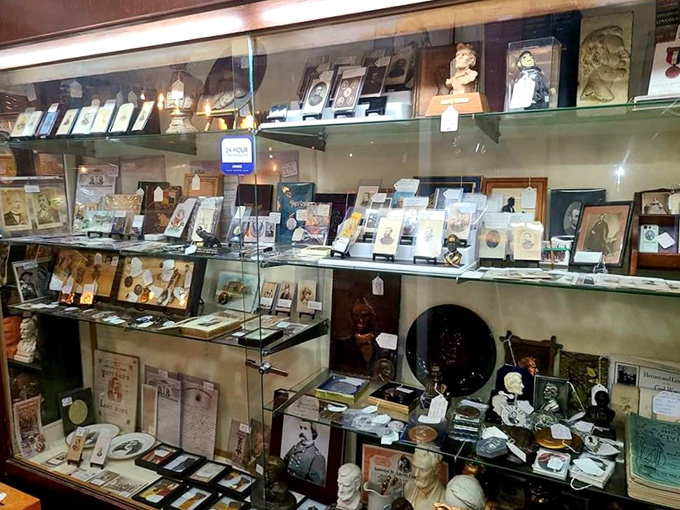History buffs can lose themselves in this cabinet of curiosities, where each artifact whispers stories of the people who once held, used, and treasured them.