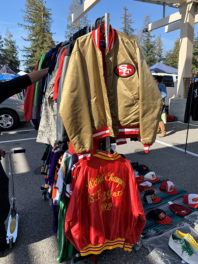 Sports memorabilia gold! These vintage team jackets aren't just clothing—they're wearable trophies celebrating championship seasons and fan loyalty across generations.
