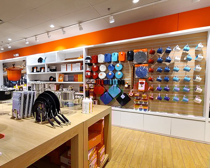 Le Creuset's rainbow of cookware beckons, making even the most reluctant chef dream of becoming the next Julia Child.