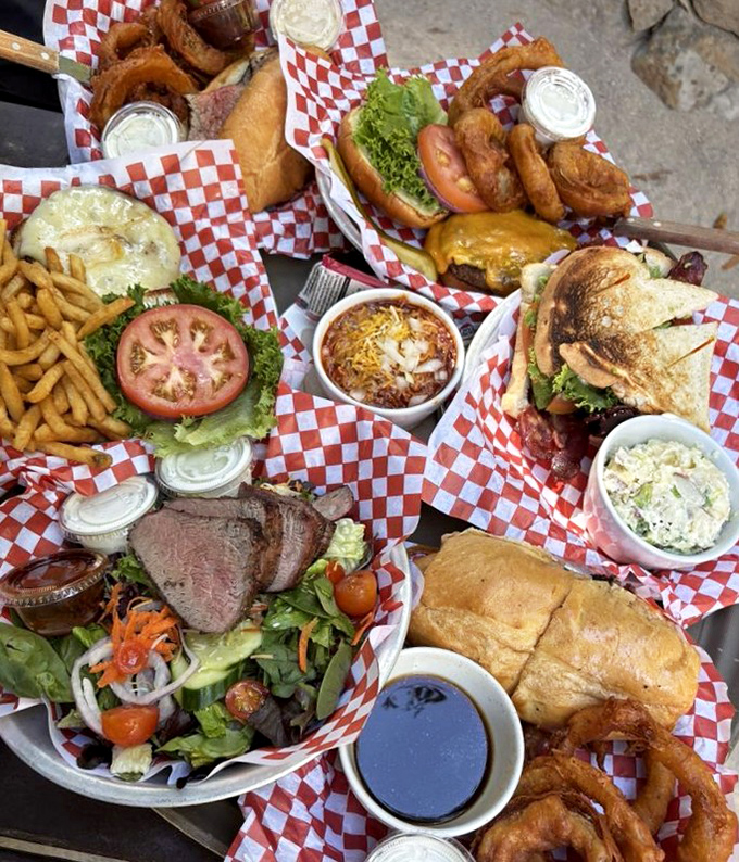 Feast for the eyes (and stomach): This spread isn't just lunch—it's a family reunion of flavors where everyone gets along surprisingly well.