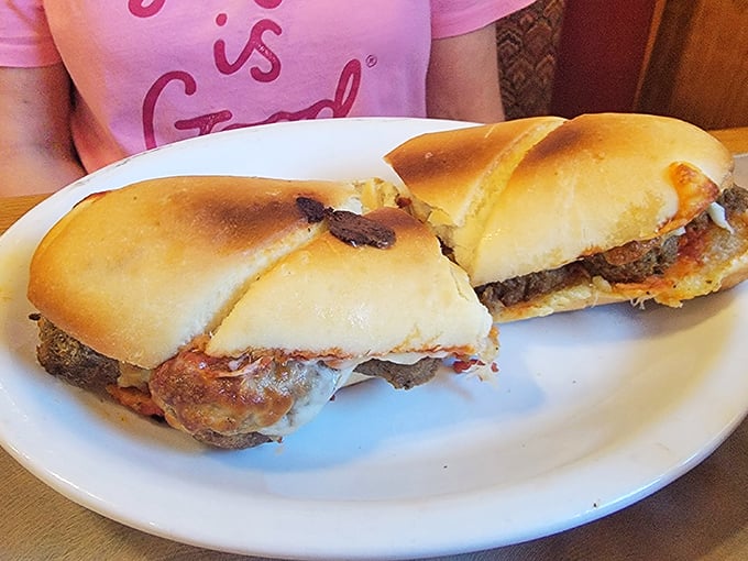 A meatball sub that would make any Italian grandmother nod in approval. The perfect ratio of sauce to cheese to bread—a handheld masterpiece.