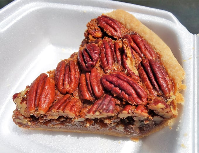 Pecan pie that makes you question every other pecan pie you've ever eaten. Those nuts aren't just toppings—they're the crown jewels.