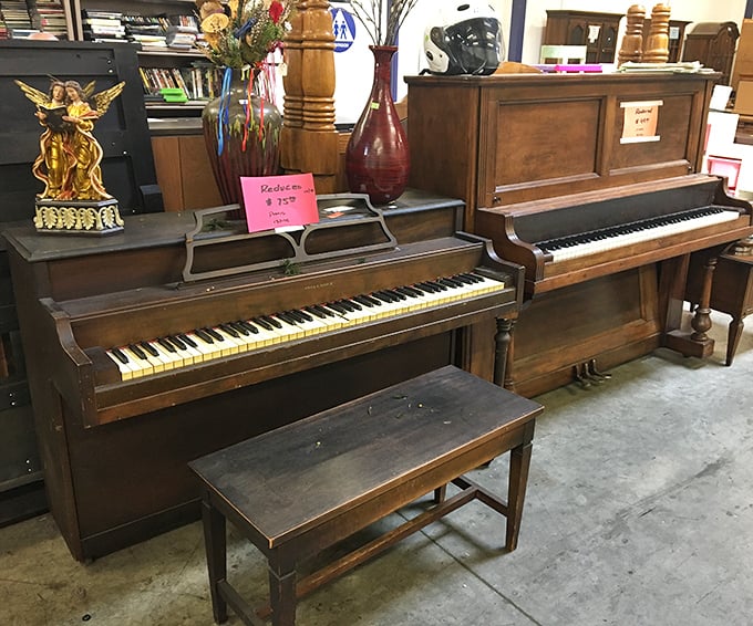Piano, piano! These gorgeous instruments aren't just furniture—they're waiting for their next concerto or "Heart and Soul" duet.