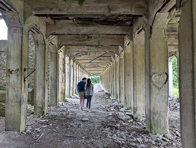 Walking through these abandoned limestone corridors feels like stumbling onto an Indiana Jones set, minus the booby traps and plus some excellent bird watching.