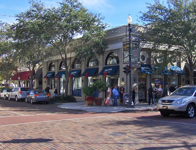 The corner shops of Winter Park's downtown district maintain that small-town feel where you half-expect Andy Griffith to stroll by whistling.