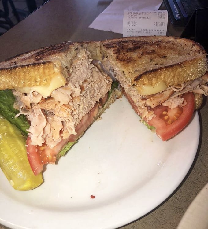 The turkey sandwich—proof that Slyman's doesn't just do corned beef magic, they've mastered the entire deli spectrum.