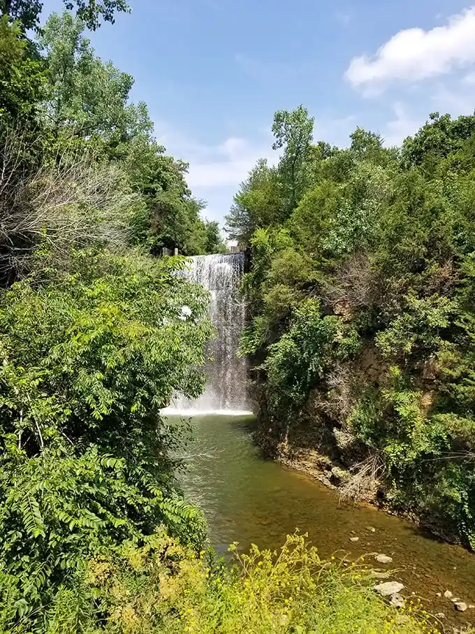 This waterfall doesn't care about your Instagram likes, but it will absolutely earn them. Nature's shower system puts your bathroom rainfall head to shame.