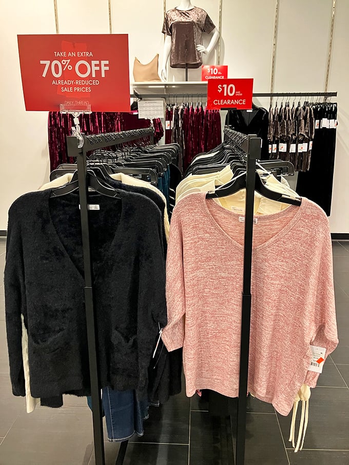 The "70% OFF" sign—three words that can make even the most frugal shopper's heart beat faster and credit card leap voluntarily from wallet to counter.