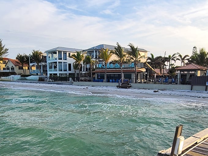 Beach houses painted like a box of crayons melted in the Florida sun. Delightfully unapologetic!