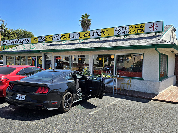 Don't judge this book by its cover – inside lies some of the most satisfying breakfast in Eagle Rock.