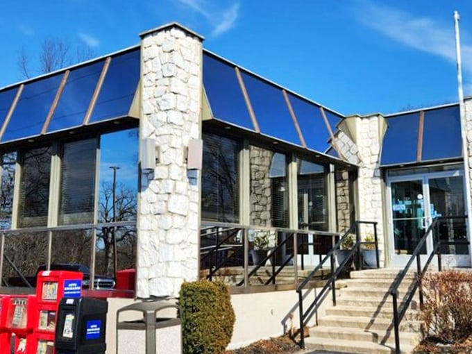 City Star Diner's stone and glass exterior looks almost too fancy for comfort food, but inside awaits burger perfection without pretension.