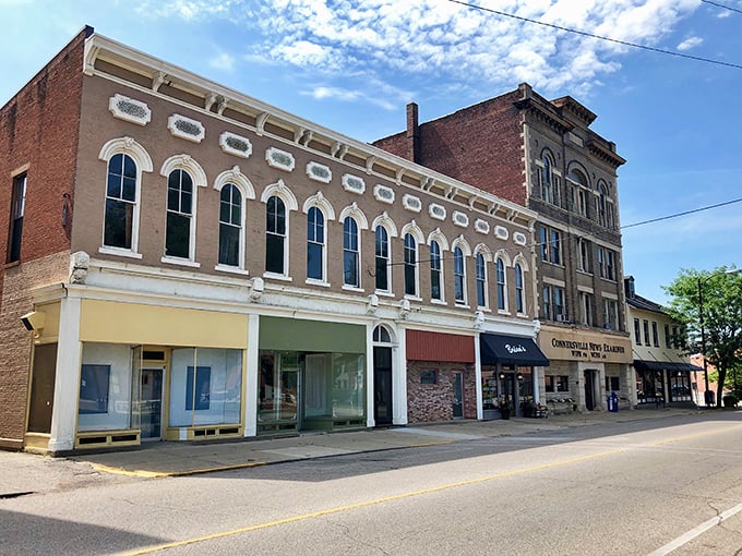 Connersville's historic buildings stand proud along Main Street. Where your retirement dollars stretch as far as the horizon!