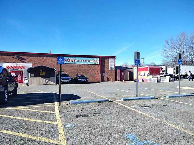 The brick exterior of Cooks Flea Market has welcomed Winston-Salem bargain hunters for generations of shopping.
