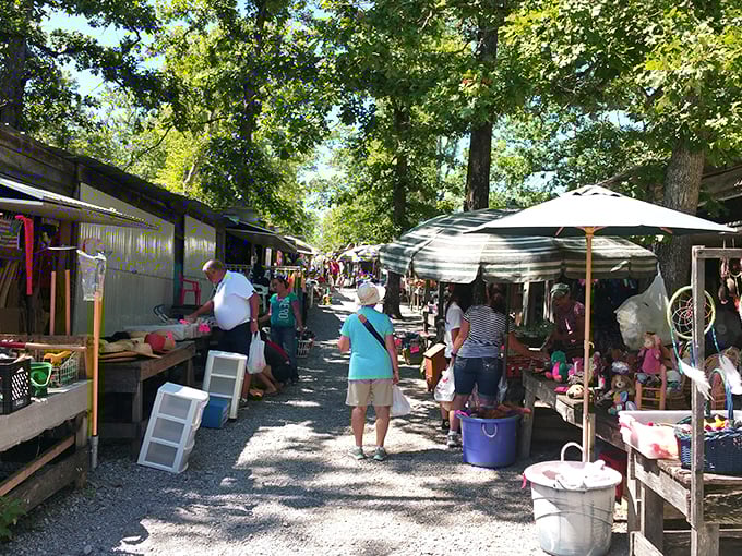 Crossville’s shady market lanes offer treasures and relief from the sun in equal measure — a rustic authenticity you just can’t manufacture.