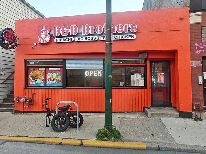 That orange exterior practically shouts "adventure awaits" – and your taste buds should listen.