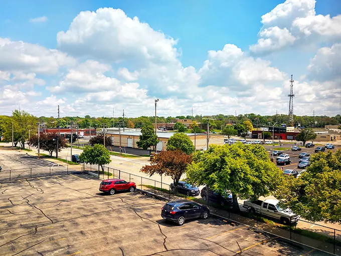 Decatur's commercial district offers plenty of parking and greenery, making it easy for weekend visitors to explore the city's attractions.
