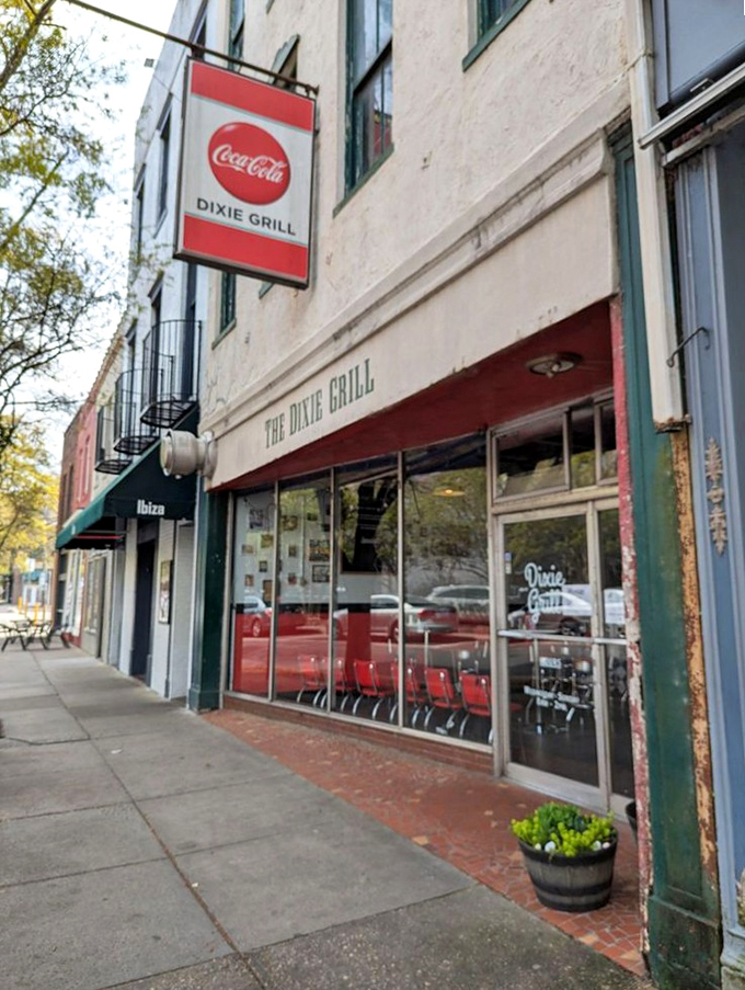 Red and white stripes never go out of style - classic diner vibes live here.
