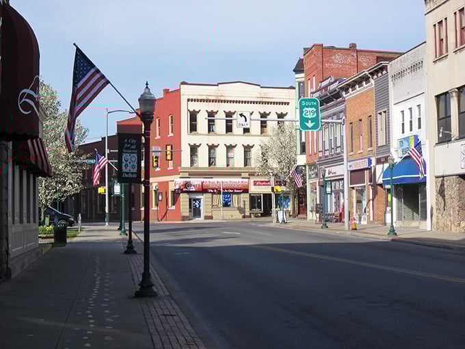 DuBois downtown - where crossroads meet and your dollar travels twice as far.