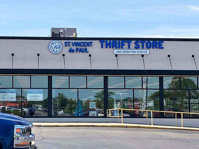 St. Vincent de Paul's modern storefront proves charity shops can look as good as their mission. 
