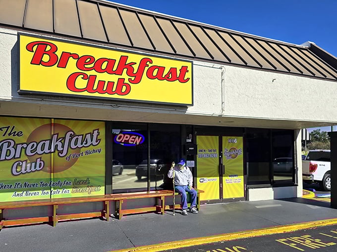 That bright yellow sign isn't just catching your eye – it's catching your heart and stomach too.
