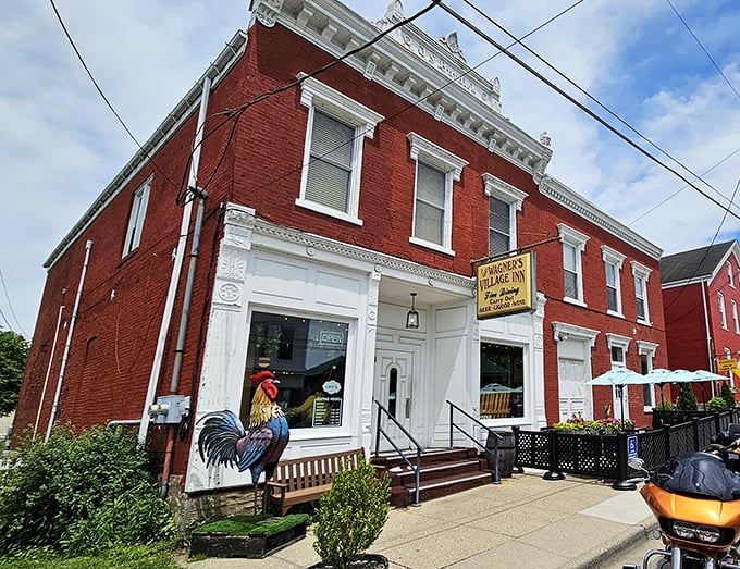 Wagner's Village Inn, with its stately brick exterior, is where fried chicken gets the royal treatment it deserves.
