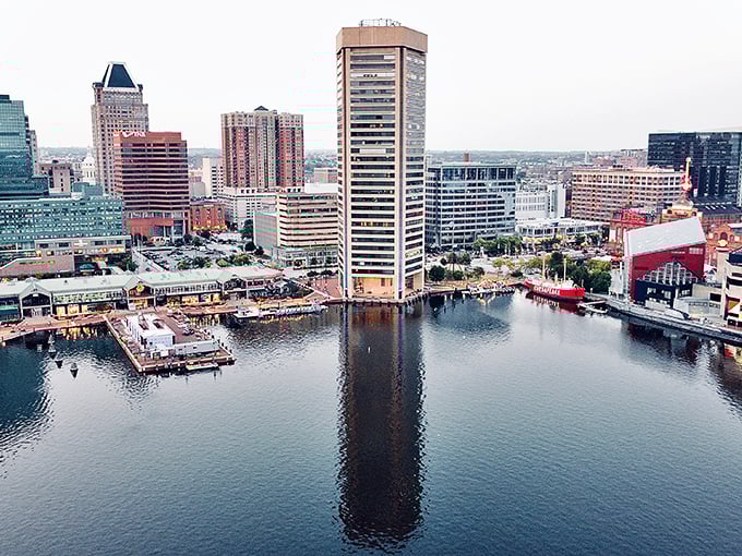 The Inner Harbor proves that waterfront living doesn't require a yacht club membership.
