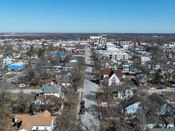 From up here, you can see why they call this corner of Missouri home sweet home.