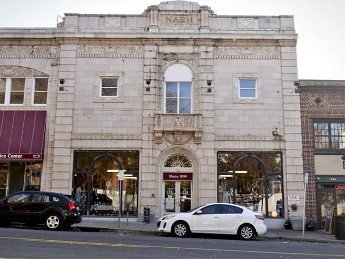 This isn't just a storefront; it's a time machine disguised as a shop, ready to transport you to fashion's greatest hits.