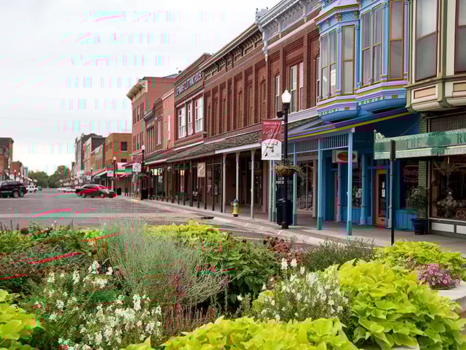 Colorful storefronts and blooming flower beds make downtown Fort Scott feel like a Norman Rockwell painting come to life.