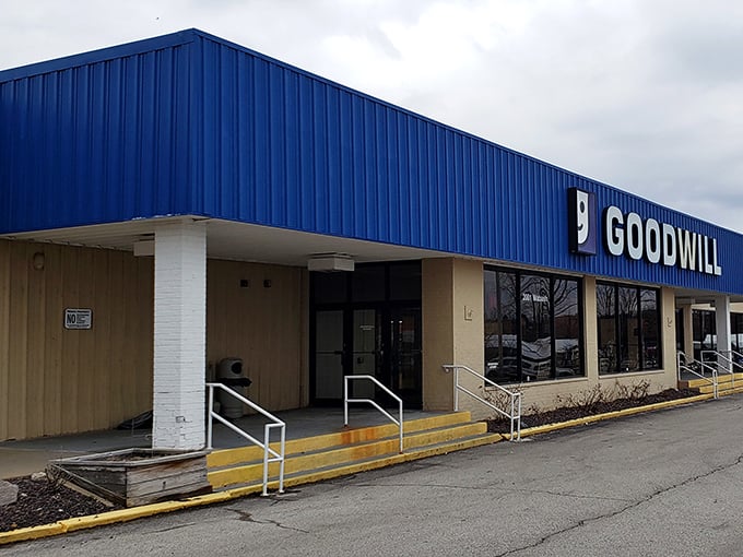 This accessible entrance welcomes everyone to explore aisles packed with pre-owned gems waiting for new homes.