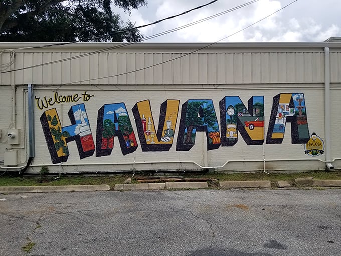 "Welcome to Havana" – where colorful murals and small-town Florida charm create a daytrip destination worth setting your watch for.
