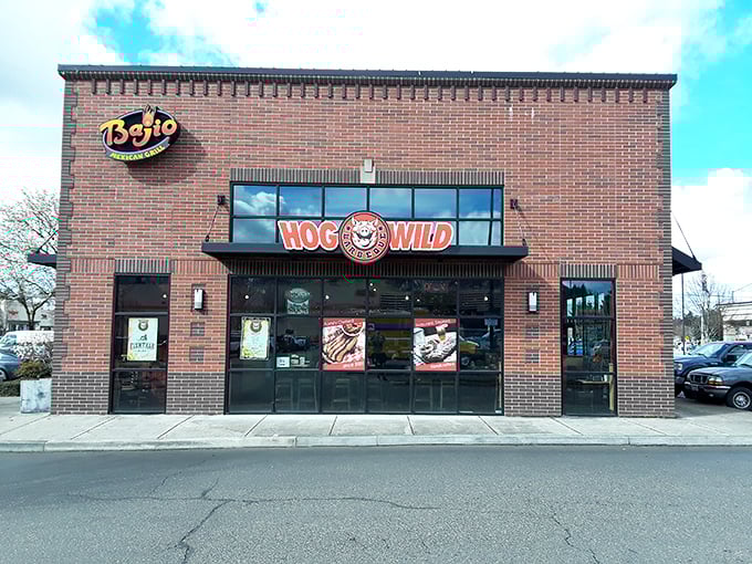The welcoming storefront promises barbecue adventures that turn ordinary dinners into special occasions worth remembering fondly.
