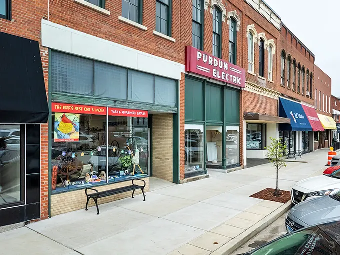 Wide sidewalks invite leisurely exploration of shops that actually know your name.