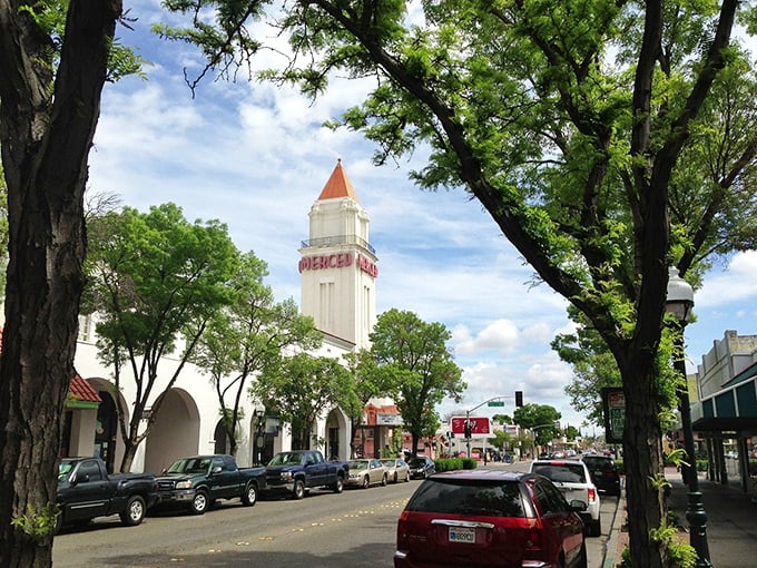 The Merced Theatre reminds you exactly why Norman Rockwell painted places like this—pure American charm lives.