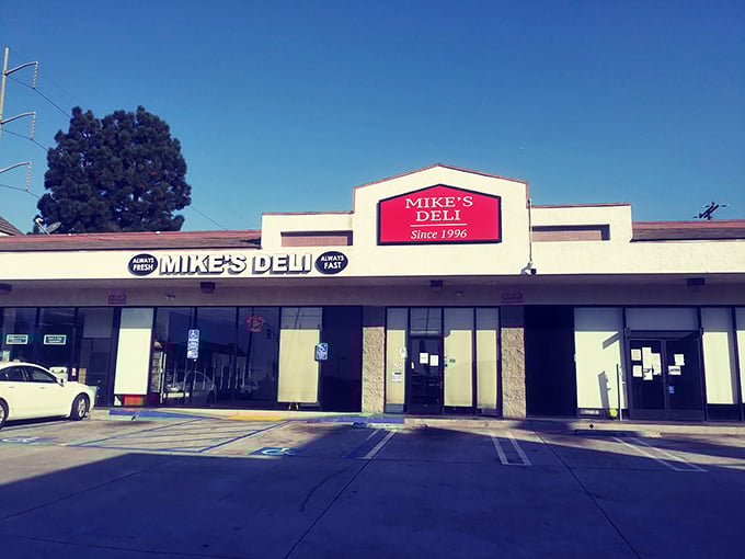 This unassuming storefront hides sandwich greatness. Mike's Deli is the Clark Kent of the deli world – secretly super.