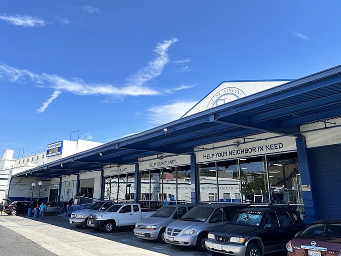 This thrift store headquarters looks ready to outfit an entire neighborhood without breaking anyone's bank.