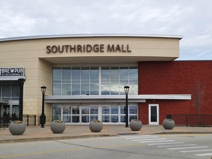 Wisconsin's largest shopping center stands proud against the sky, practically daring you not to find a bargain inside.