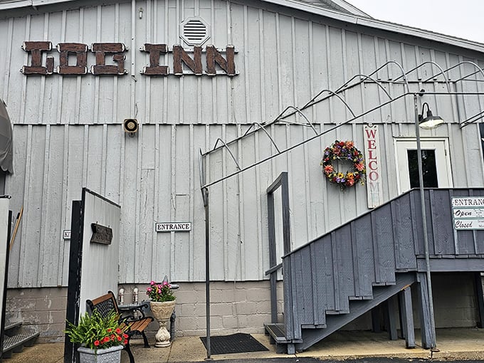 This weathered building has character written in every board, just like the comfort food served inside.