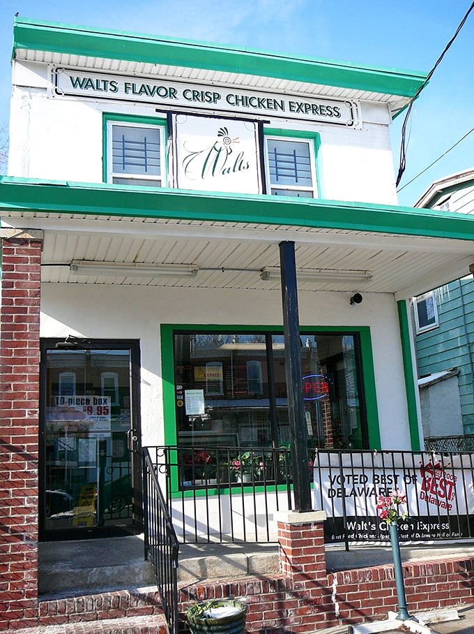 This humble storefront houses Delaware chicken royalty – Walt's has been turning first-timers into regulars since before Instagram made food famous.
