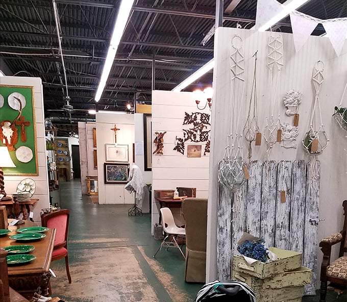 Room after room reveals itself like chapters in a novel – each with its own characters in the form of vintage treasures. 