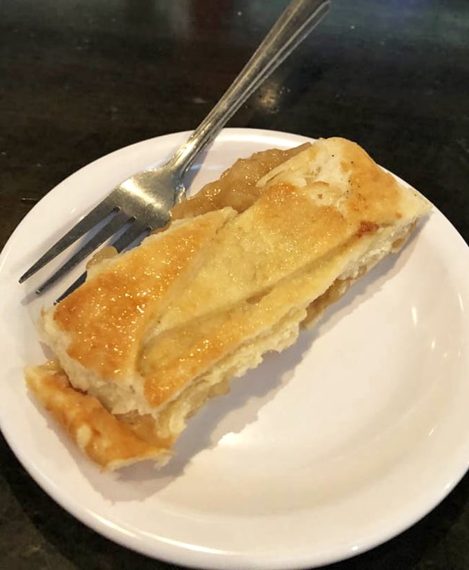 Apple strudel that doesn't just flake—it shatters into buttery shards of pastry perfection on your eager fork.