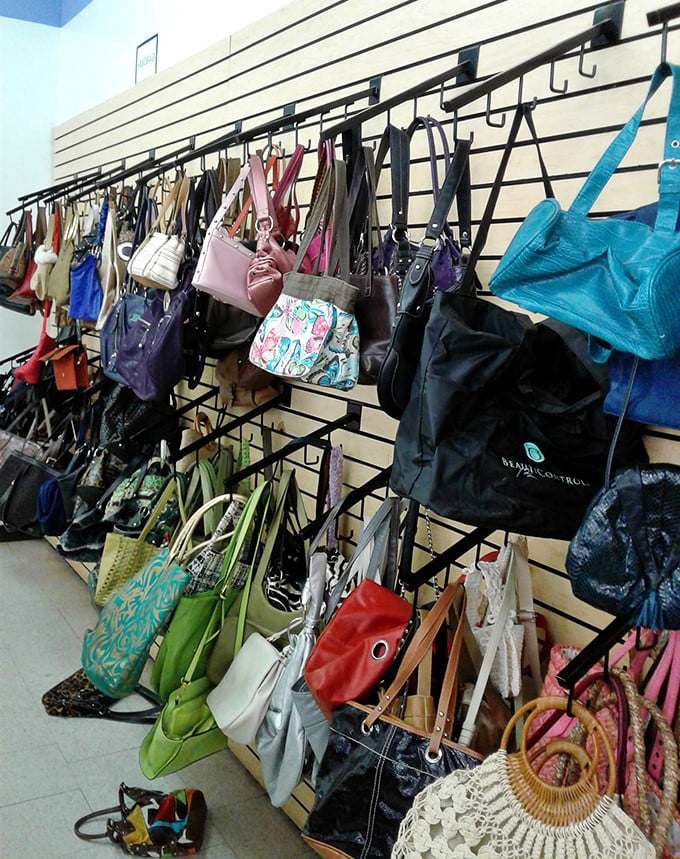 Handbag heaven proving you don't need a trust fund to carry your stuff stylishly.