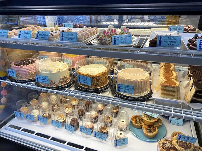 A display case that turns adults into wide-eyed children. "I'll take one of everything" isn't just a phrase—it's a survival strategy.