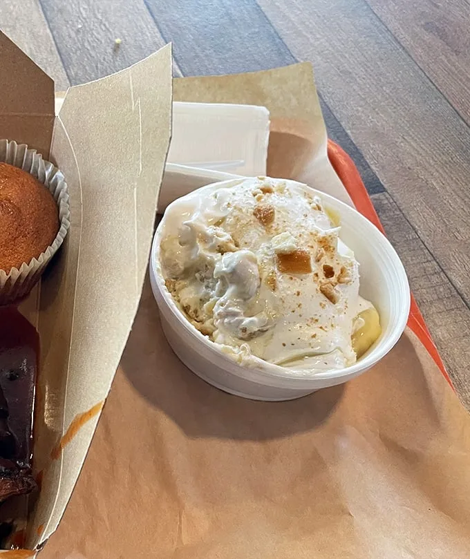 Banana pudding that makes you close your eyes when you taste it—the kind of dessert that silences conversation and demands your full attention.