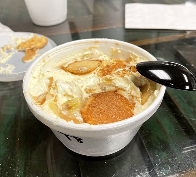 Banana pudding that makes you wonder why anyone bothers with fancy desserts when this southern classic exists in the world.