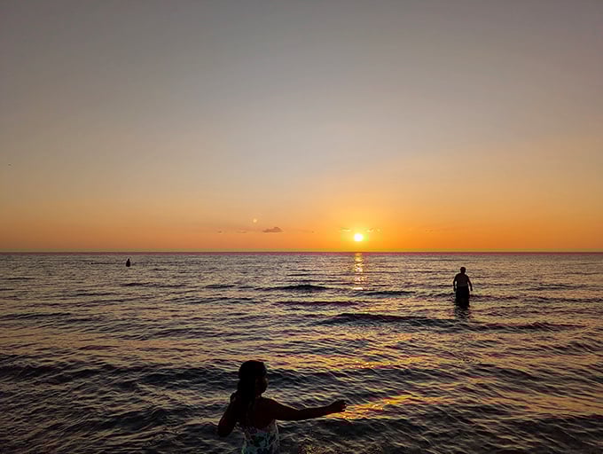 A beach blanket, a good book, and Lake Michigan's gentle waves—sometimes the simplest vacation plans are the best.
