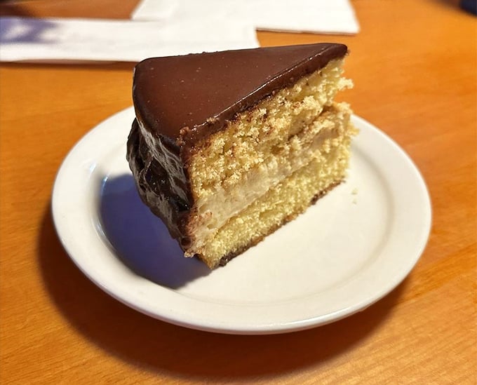 When dessert arrives looking like a sweet New England postcard you can actually eat.